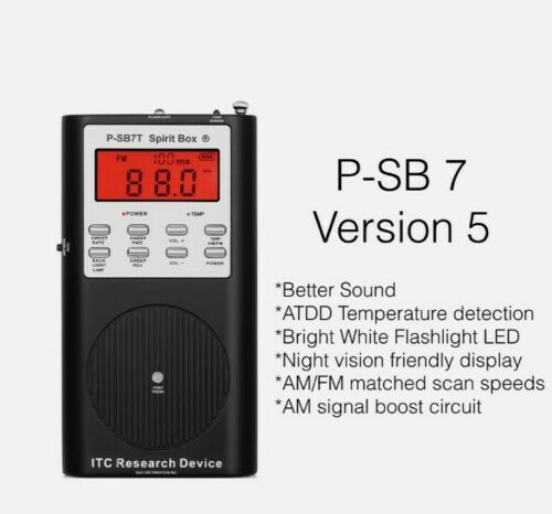 P-SB7T Rev5 Spirit Box ITC Research FM/AM Ghost Box Radio